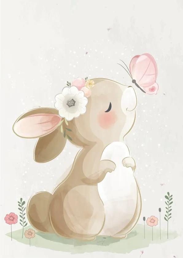 Plakát Přátelský králík