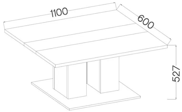 Konferenční stolek BOSSTON WH10