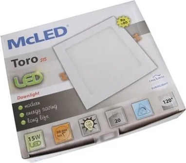 LED podhledové svítidlo McLED TORO S15 TS172-15W2700K-W-EN teplá bílá ML-412.004.33.0