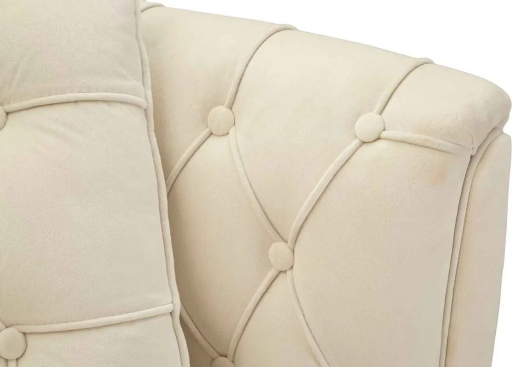 Designová pohovka Jagienka 130 cm krémová