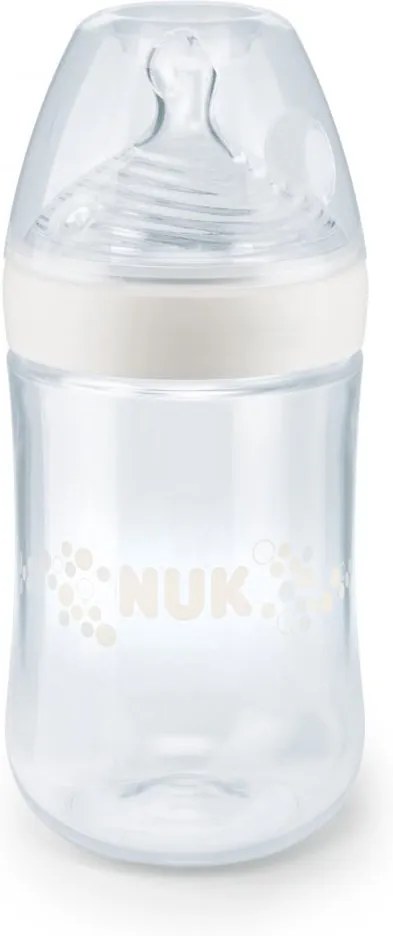 Kojenecká láhev NUK Nature Sense 260 ml bílá