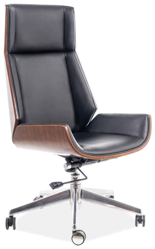 Signal Kancelářská židle MARYLAND černá eko kůže