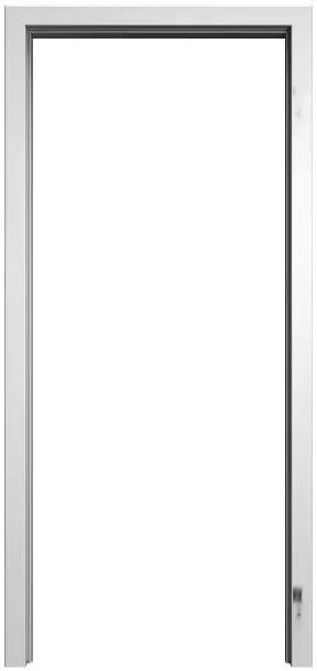 Zárubeň NORMAL pro celoskleněné dveře - CPL LAMINÁT - Bílá pór Průchozí šířka (cm): 120, Průchozí výška (cm): 197