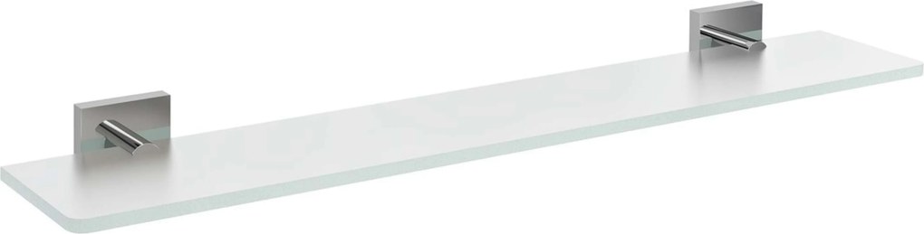 Sapho X-SQUARE - Polička, délka 70 cm, mléčné sklo/chrom XQ009-06