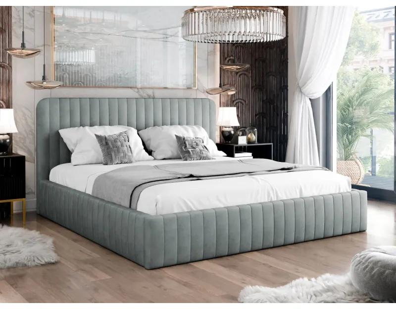Čalouněná manželská postel Loala, Potah: Velluto 29, Rozměr postele: 140 x 200 cm