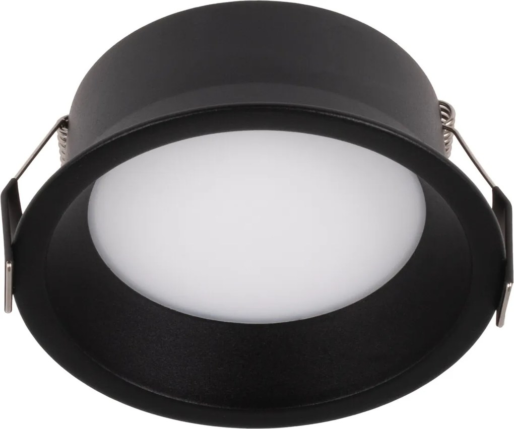 T-LED 106323 LED podhledové svítidlo ZENO 8W CCT černé CCT