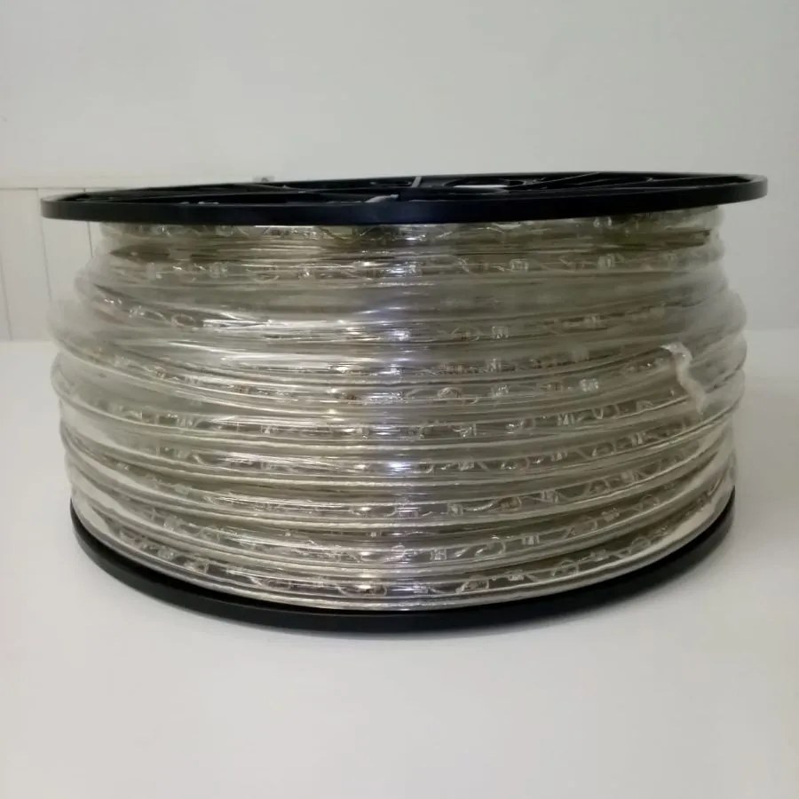 Easy Fix světelná LED hadice venkovní, 50 m, zelená, 1500 diod, čirý kabel, IP44, cívka