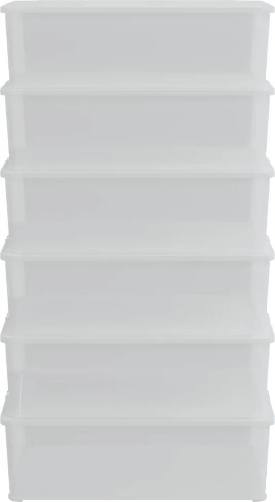 Plastové úložné boxy 6 ks 25 l stohovatelné 3189188