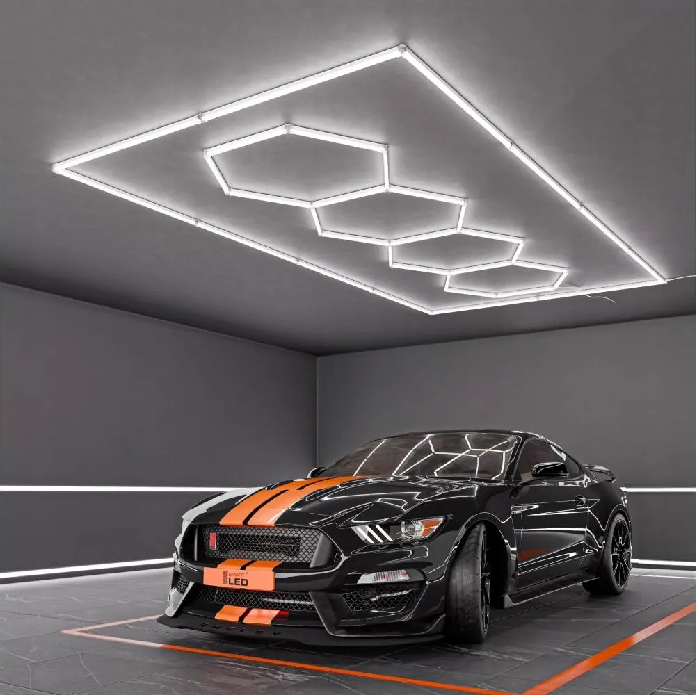 LED Stropní svítidlo LED/426W/85-265V 6500K 484x243 cm CRI 90 IP44 bílá