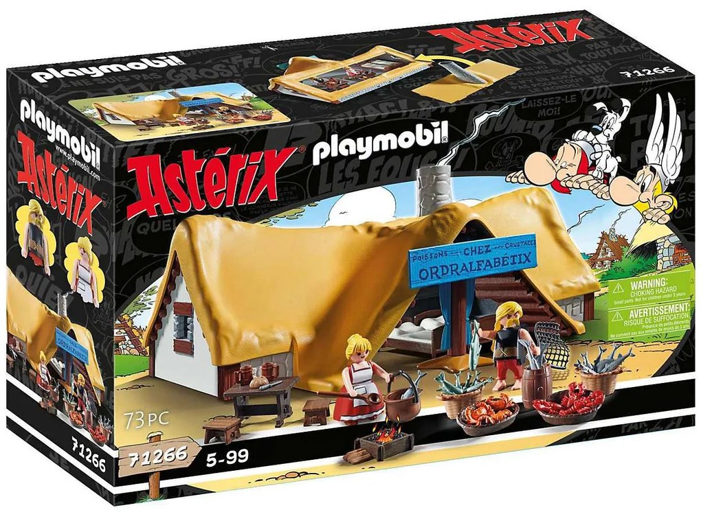 Stavebnice playmobil 71266 asterix: alfabetixova chatrč