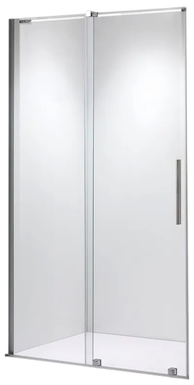 BPS-koupelny Posuvné sprchové dveře HYD-ATA-CH-A 110 chrom/transparent pro instalaci do niki - bez vaničky