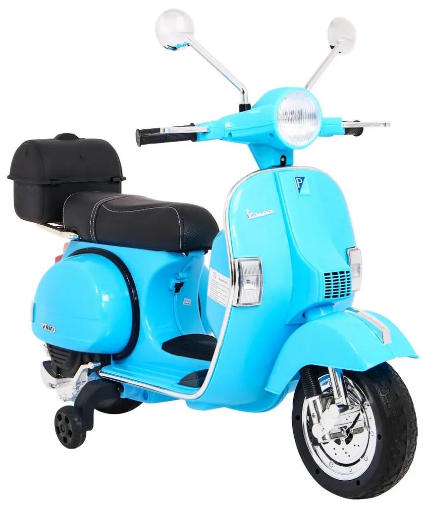 Tomido Dětská elektrická motorka Vespa modrá