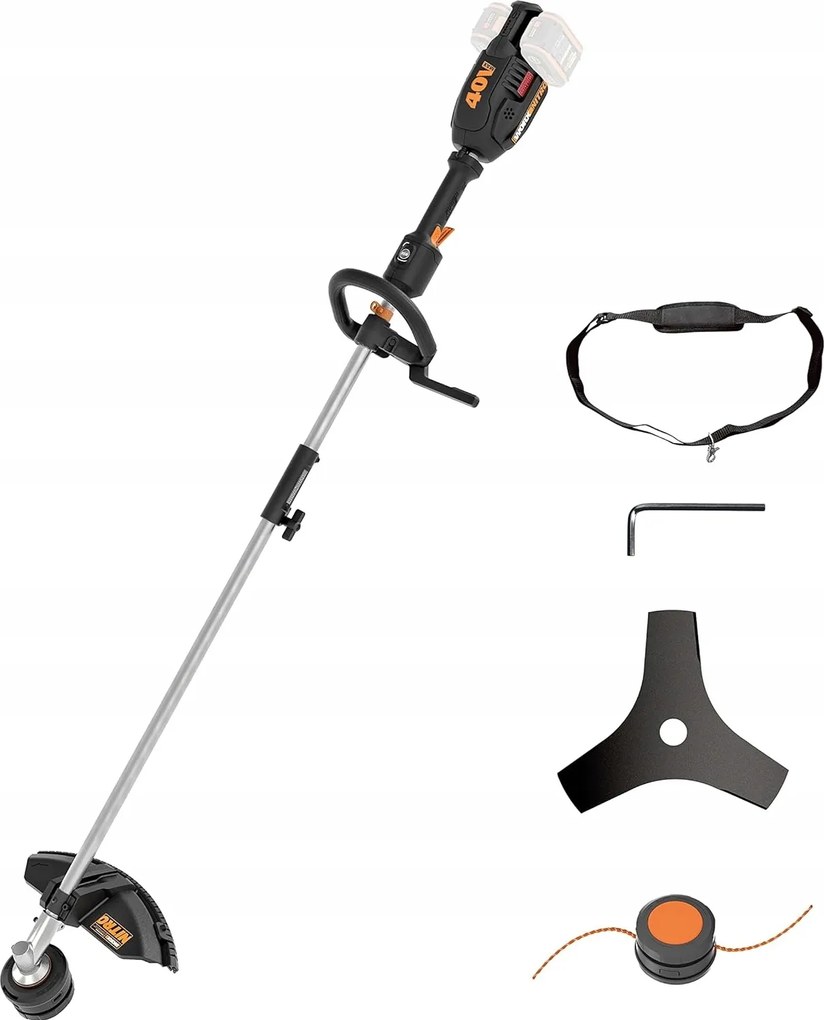 Worx Akumulátorová Sekačka 2x20V 38 Cm WG186E.92