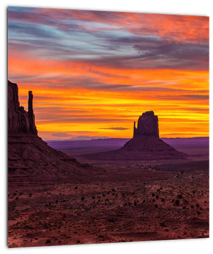 Obraz - Monument Valley v Arizoně (30x30 cm)
