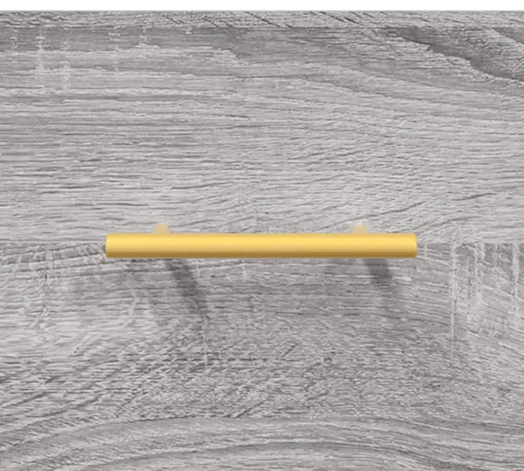 Skříň highboard šedá sonoma 69,5 x 34 x 180 cm kompozitní dřevo,  3198463