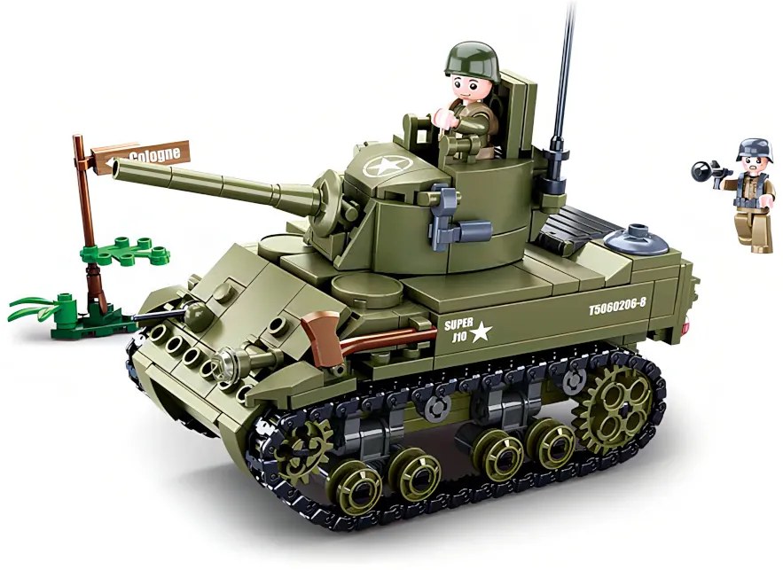 Sluban Army WW2 M38-B0856 Malý spojenecký tank