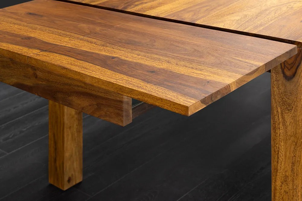 Rozkládací jídelní stůl z masivu Timber 160-240cm