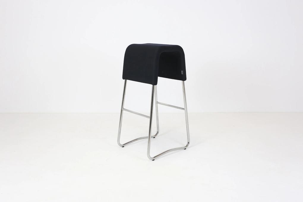 Barová židle, Materia, černá/chrom