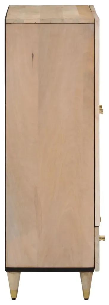 Skříň highboard 60 x 33 x 100 cm masivní mangovníkové dřevo