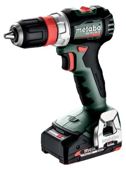 Metabo - 18V AKU vrtací šroubovák BS 18 L BL Q, 2x aku 2,0 Ah Li-Power, nabíječka 613156500