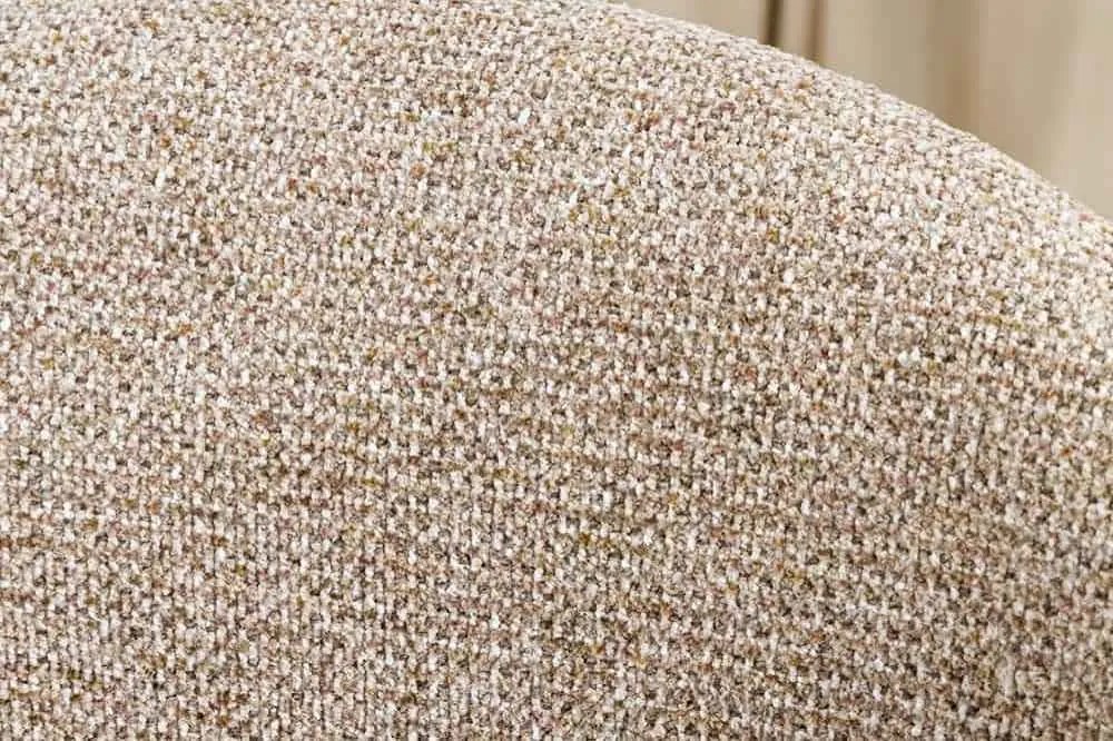 Designová otočná židle Yenibeth taupe / hnědá