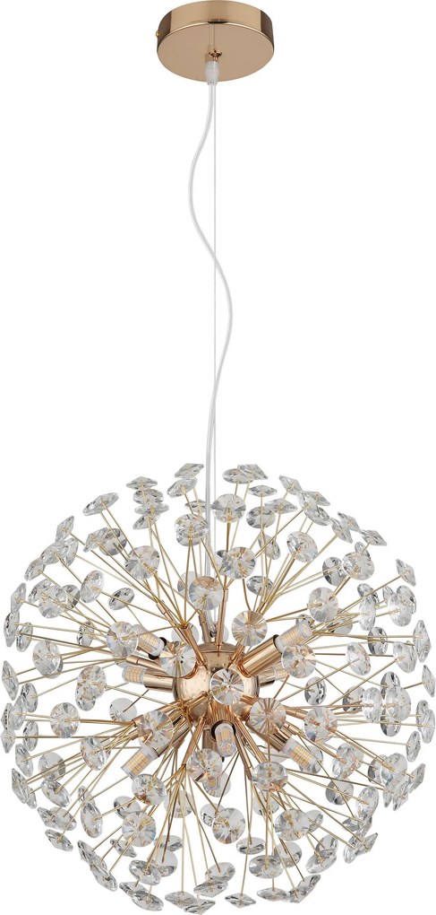 XXXLutz KŘIŠŤÁLOVÉ ZÁVĚSNÉ SVÍTIDLO, 40/150 cm Globo - Online Only svítidla - 004558495205