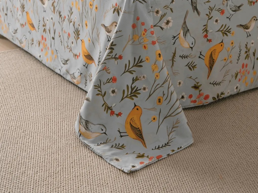 Povlečení z mikrovlákna SPRING BIRDS barevné Rozměr povlečení: 70 x 90 cm | 140 x 220 cm