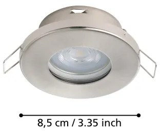 Eglo 901761 - SADA 3xLED Koupelnové svítidlo FAVAZZINA 1xGU10/4W/230V IP44 chrom