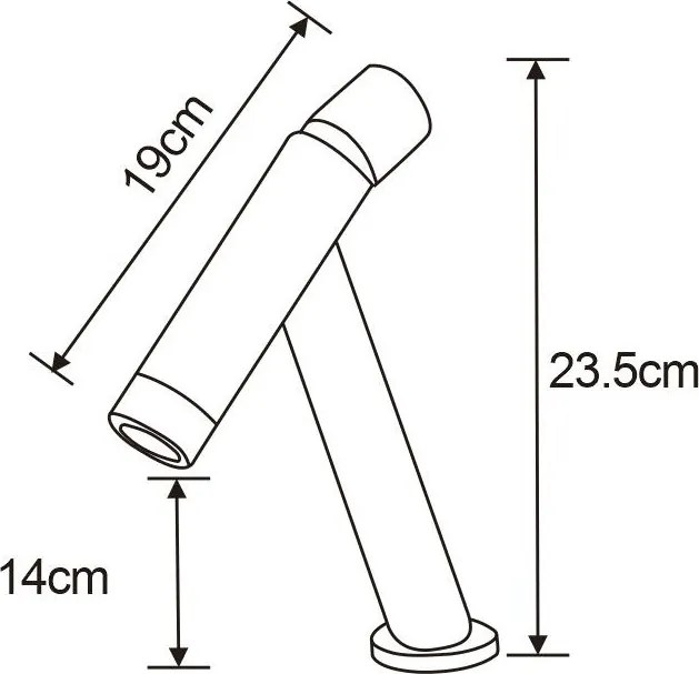 Mexen Astro umyvadlová baterie, zlatá, 746900-50
