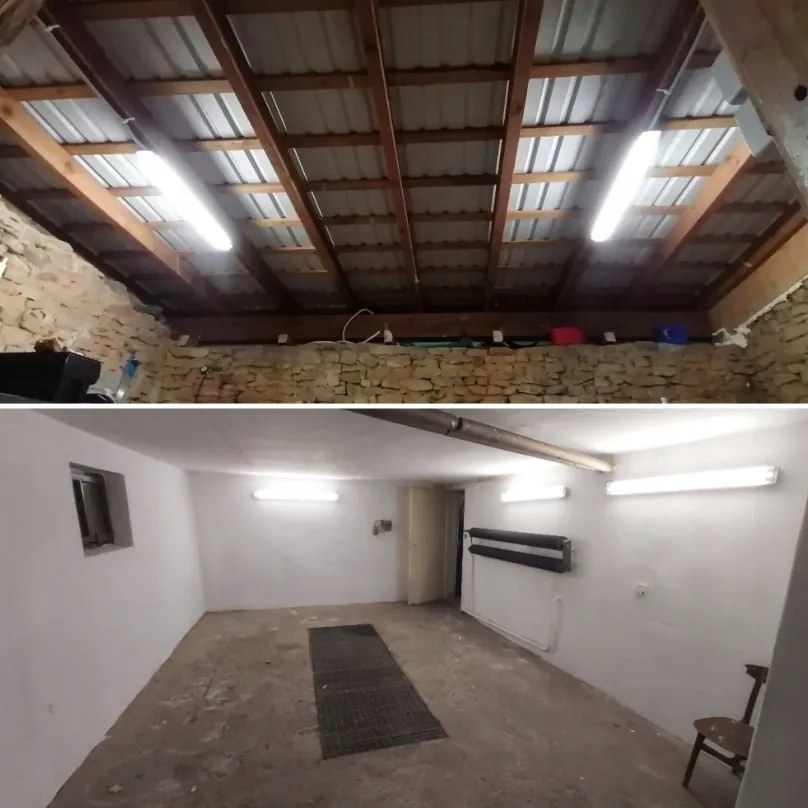 10× Hermetické svítidlo 120 cm - lampa + trubice LED 20× do garáže