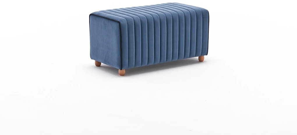 Atelier del Sofa Taburet Mabel Puf - Blue, Modrá