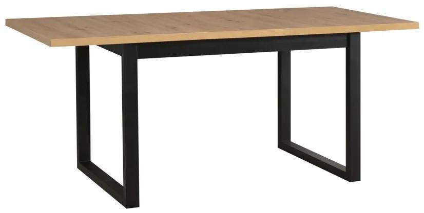 Jídelní stůl IKON 3 + doprava zdarma deska stolu grafit, nohy stolu / podstava černá