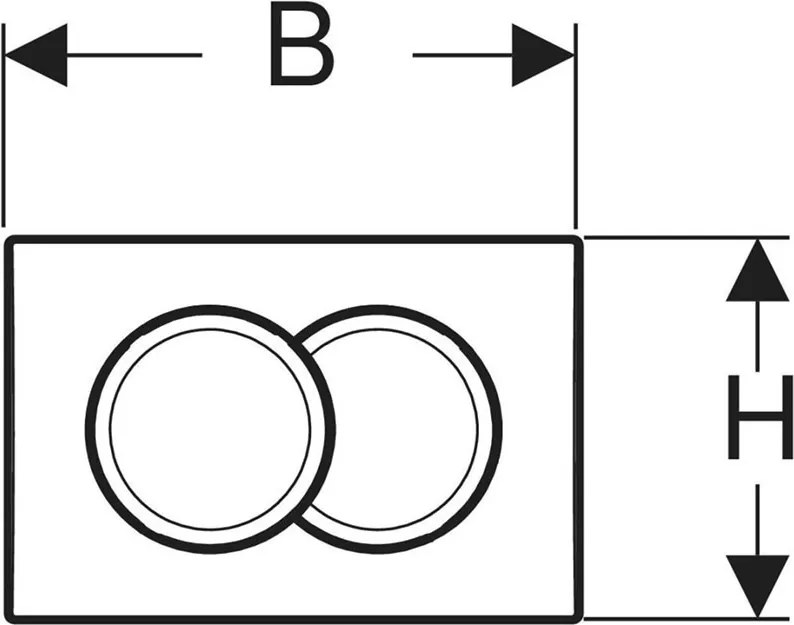 BPS-koupelny Podomítkový modul Geberit DuoFix s WC mísou MU-MTB-RIM-03 + ovládací tlačítko Delta 20 chrom