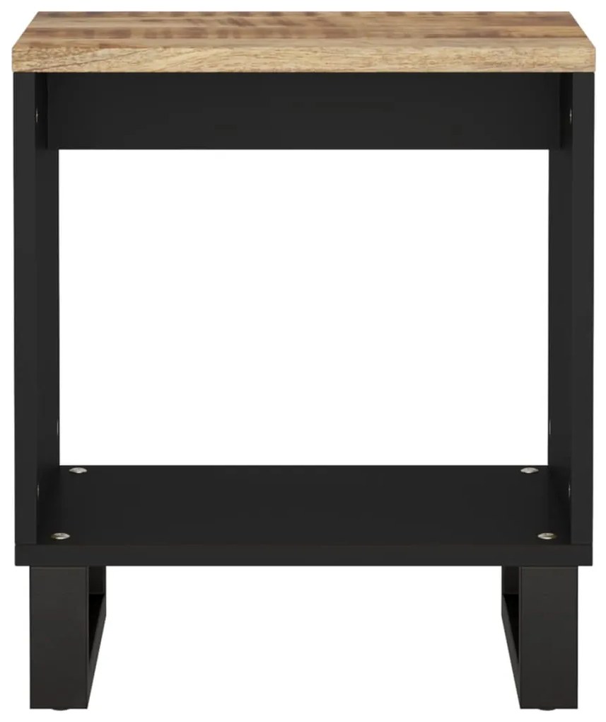 Konferenční stolek 40 x 31 x 46 cm masivní mangovník a kompozit - Default Title