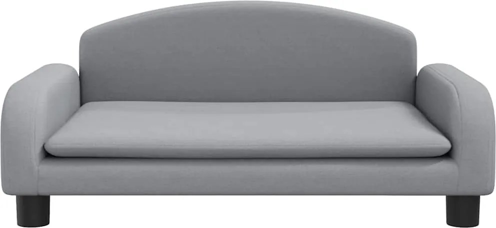 Pelíšek pro psy světle šedý 70 x 45 x 30 cm textil 171960