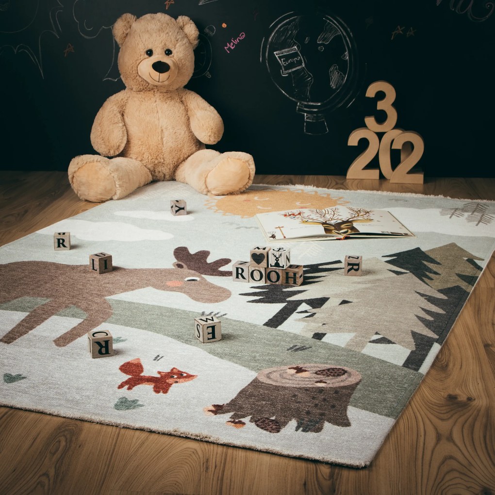 Obsession, Kusový koberec My Greta 627 Moose, 115x170, vícebarevná, dětský pokoj