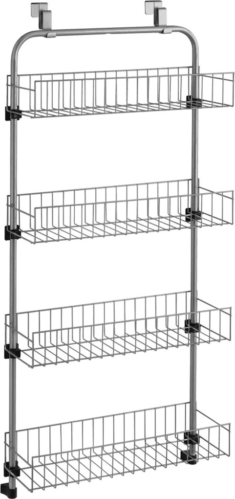 METALTEX Závěsný organizér na dveře, 4 patra, Baskets4Door, 45 x 17 x 103 cm