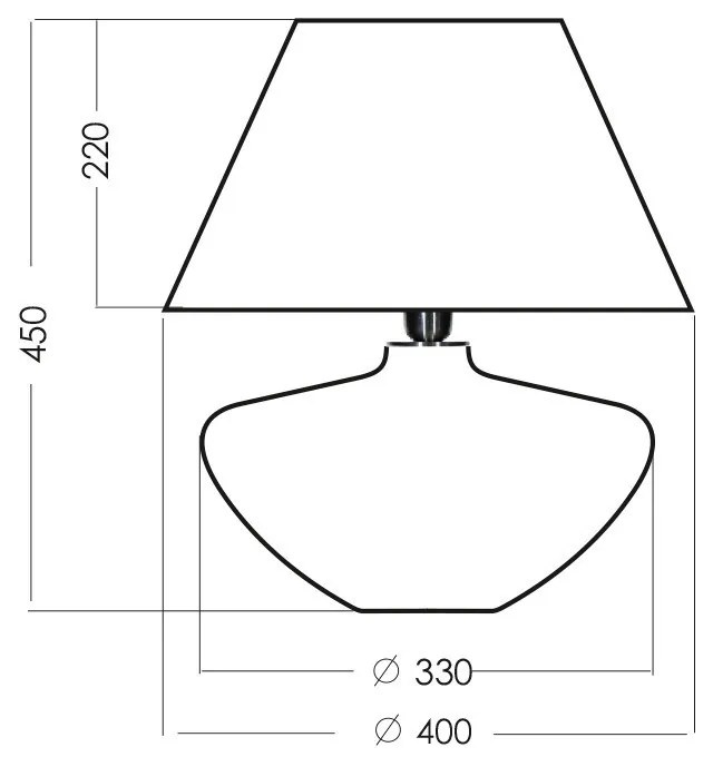 4concepts Designová stolní lampa MADRID Barva: Šedá