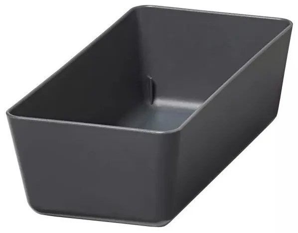 Goodhome Organizér do šuplíku, do kuchyně, příborník - NITAKI šedý plast (9x18)