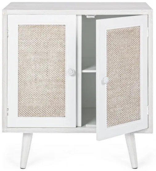 BIZZOTTO bílá komoda MONTIEL 67x60 cm 0744883