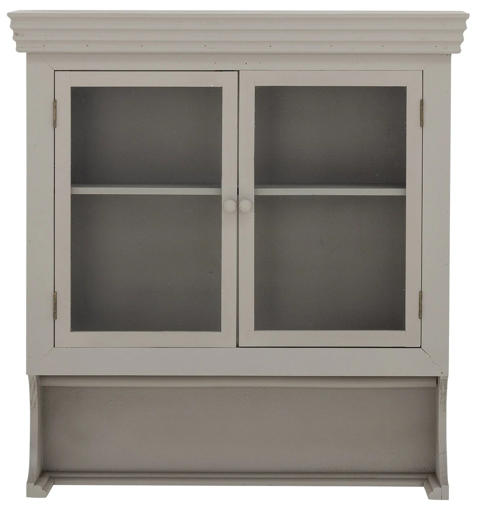 BLOOMINGVILLE Nástěnný kabinet PILU šedý