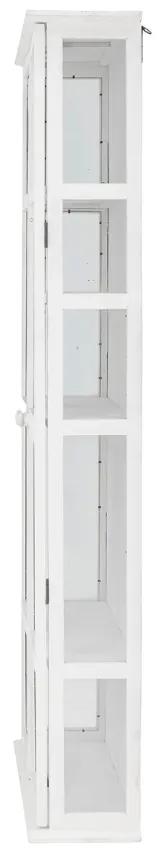 Bílá dřevěná vitrína Bloomingville Wila 80 x 22 cm