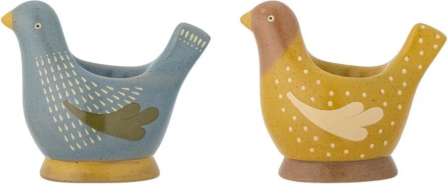 Kameninové stojánky na vajíčka v sadě 2 ks Birdy – Bloomingville