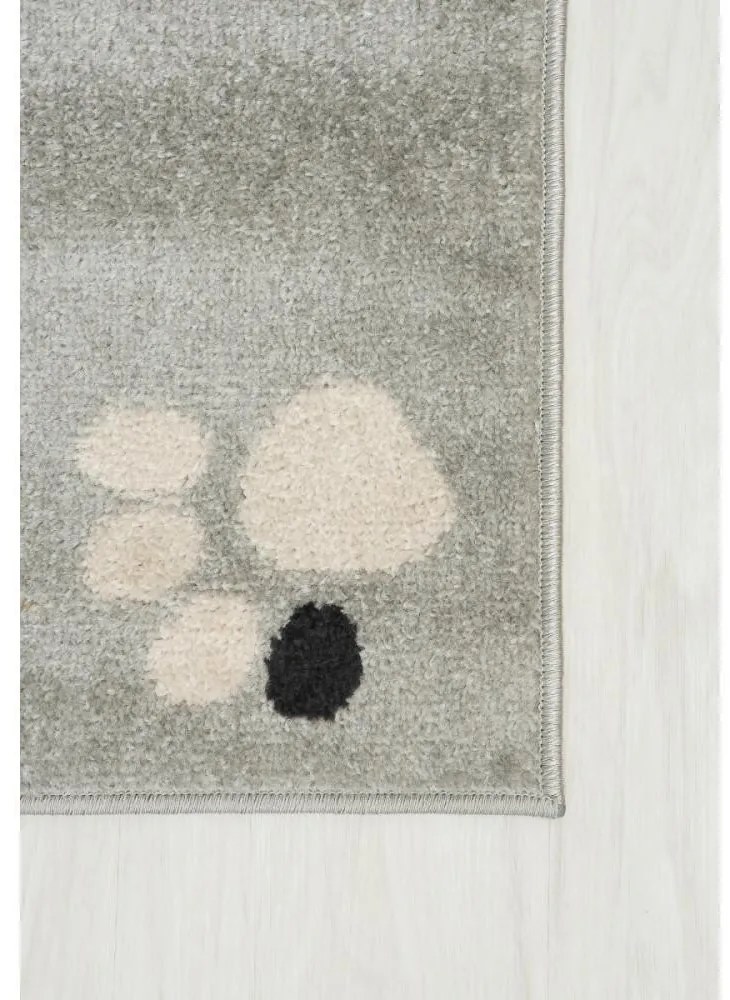 Dětský kusový koberec Lvíček světle šedý 160x220cm