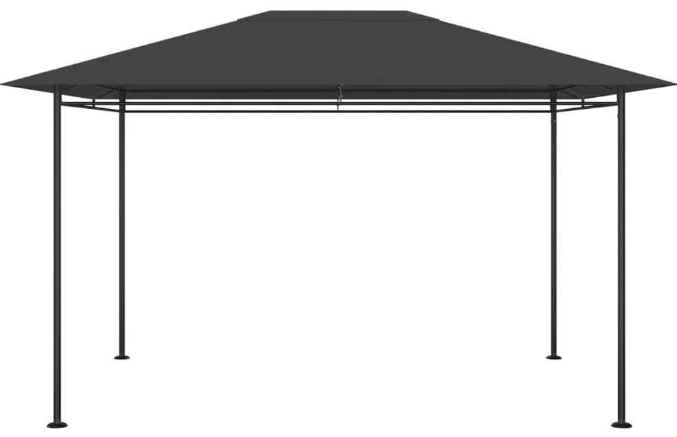 vidaXL Marketos Altán 384x281x270 cm antracitový 180 g/m²
