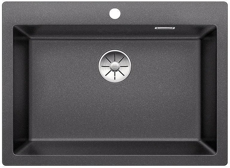 Blanco Pleon 8, silgranitový dřez 700x510x220 mm, 1-komorový, antracitová, BLA-523043