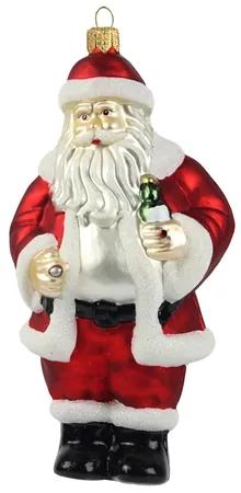 Vánoční figurka Santa s pivem