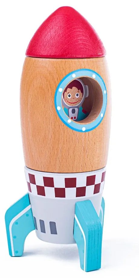 Bigjigs Toys Dřevěná raketa