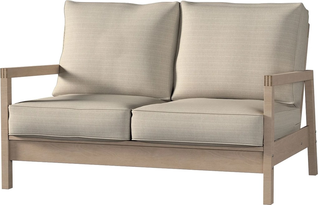 Potah na pohovku IKEA Lillberg 2-místná nerozkládací barva béžová látka pletený vzor
