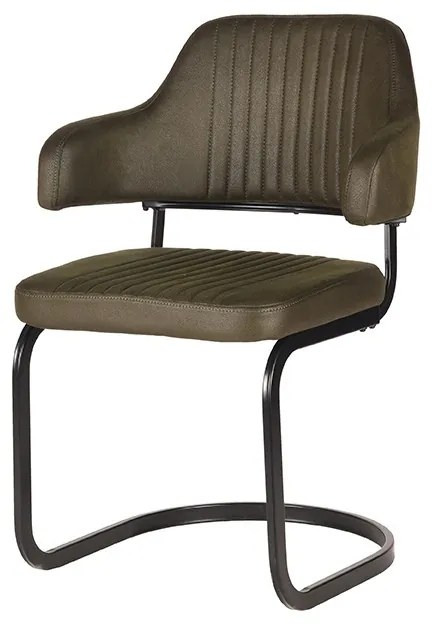 LABEL51 jídelní židle OTTA armádní zelená Color: Army green UK-30.179